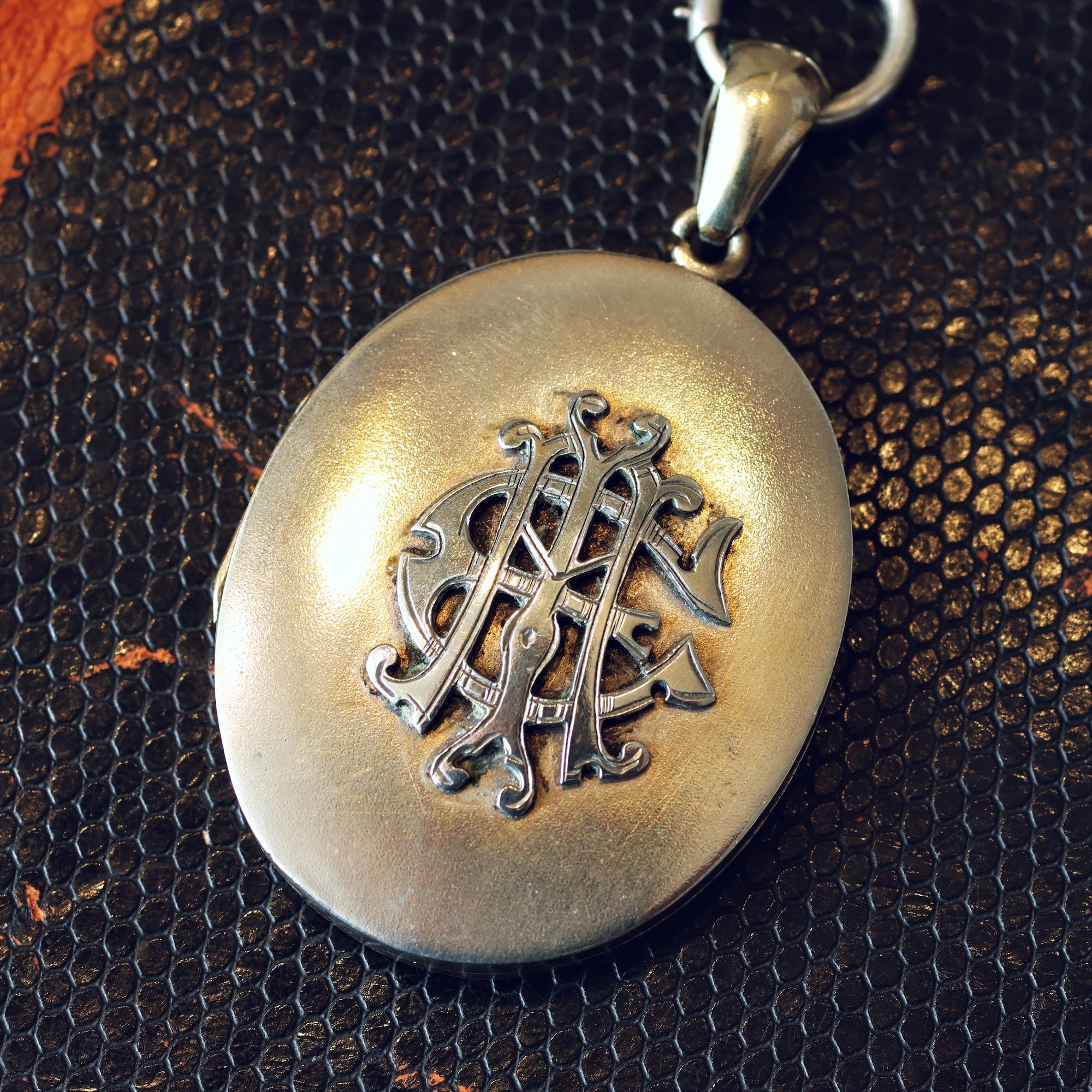 Victorian Amity, Eternity, Infinity Silver Locket – Fetheray