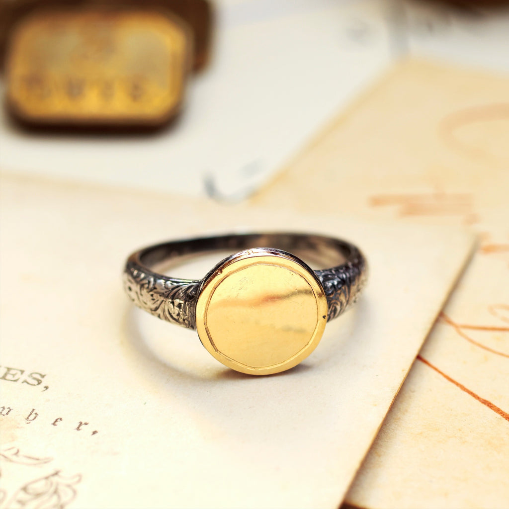 Georgian Style Silver Signet Ring – Fetheray