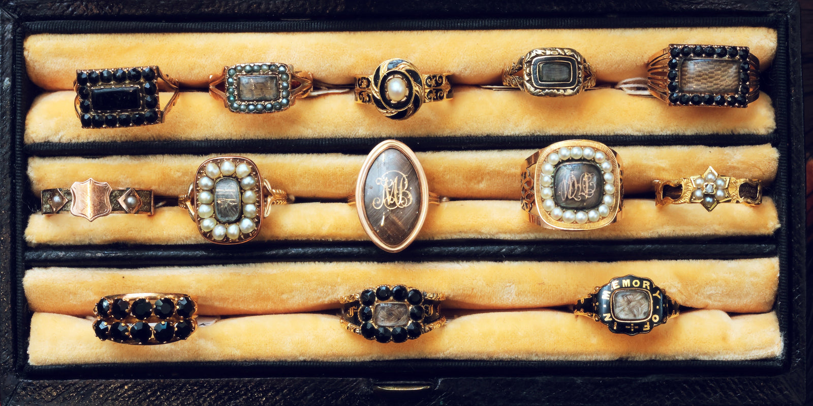 Antique Georgian & Victorian Mourning Rings – Fetheray