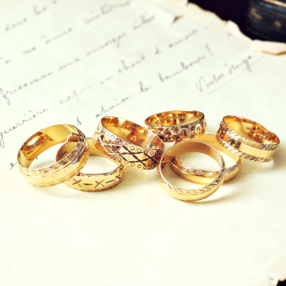 Vintage and Antique Wedding Rings – Fetheray