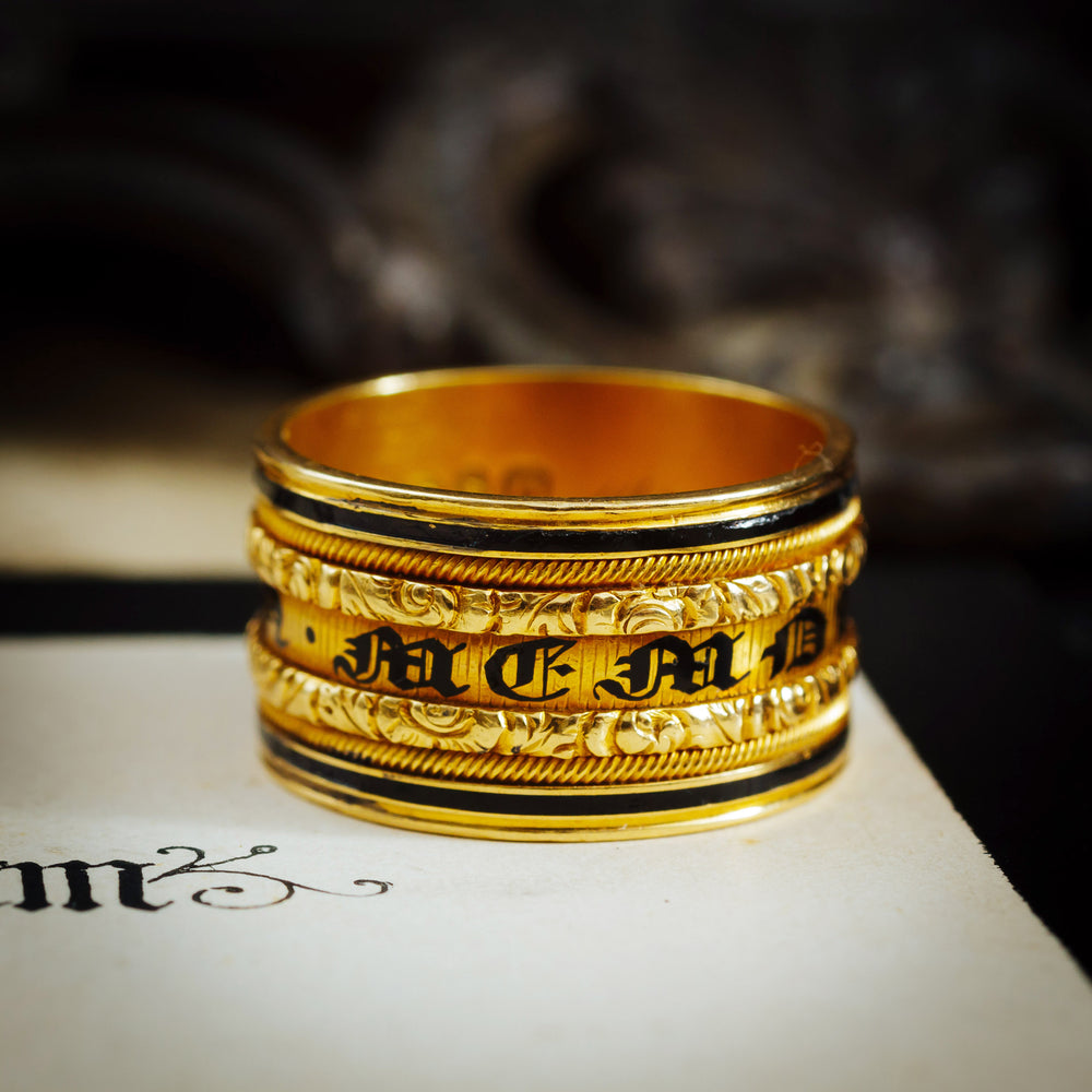 Antique Georgian & Victorian Mourning Rings – Fetheray