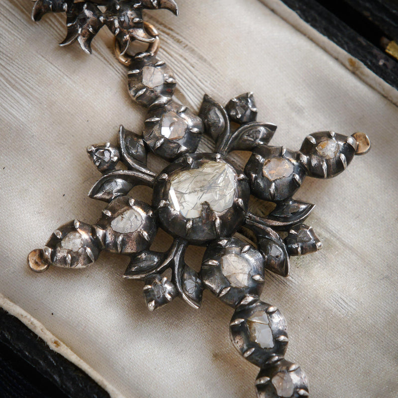 Antique 19th Century Belgian Diamond 'Flemish' Cross – Fetheray