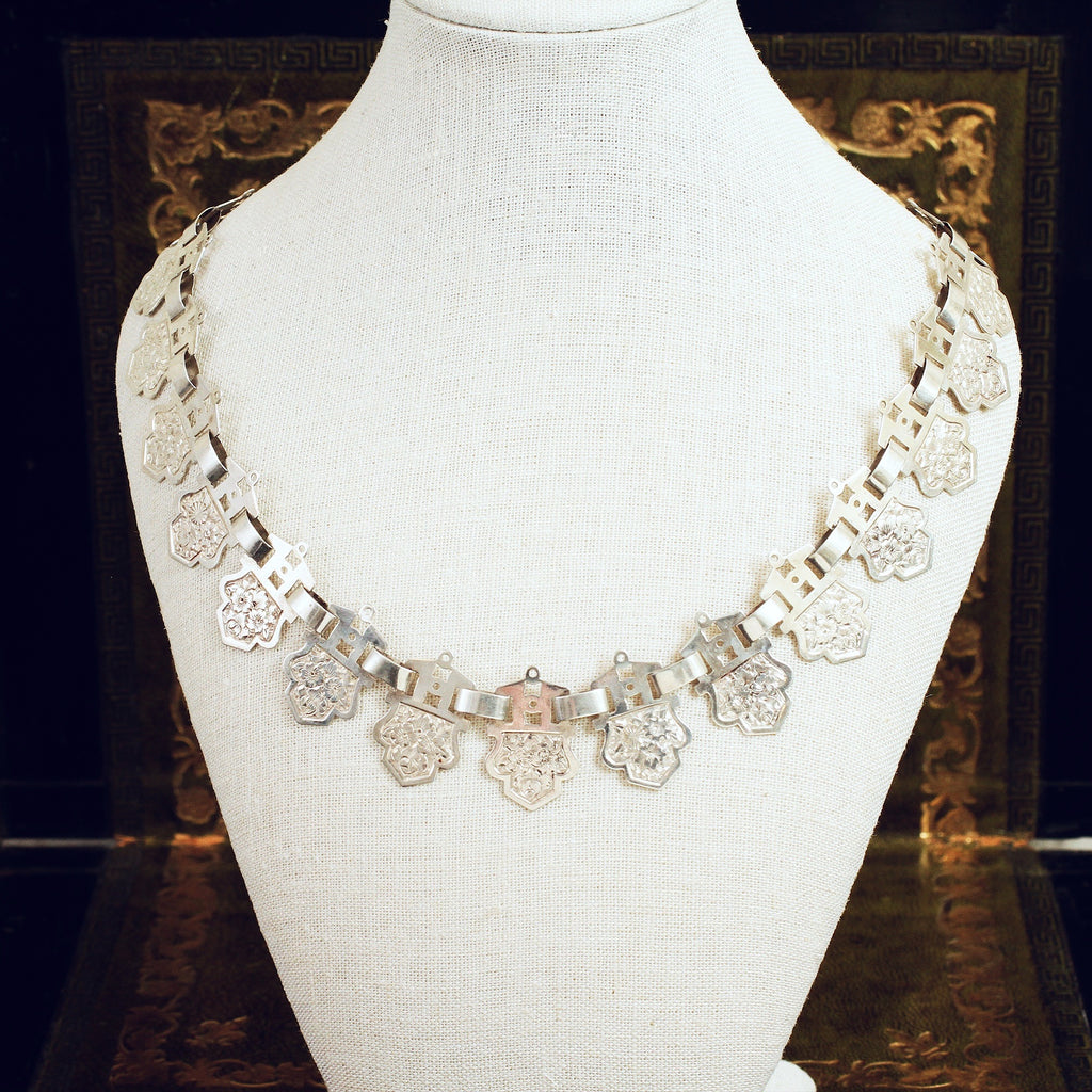 Fabulous Victorian Book-link Collarette Necklace – Fetheray