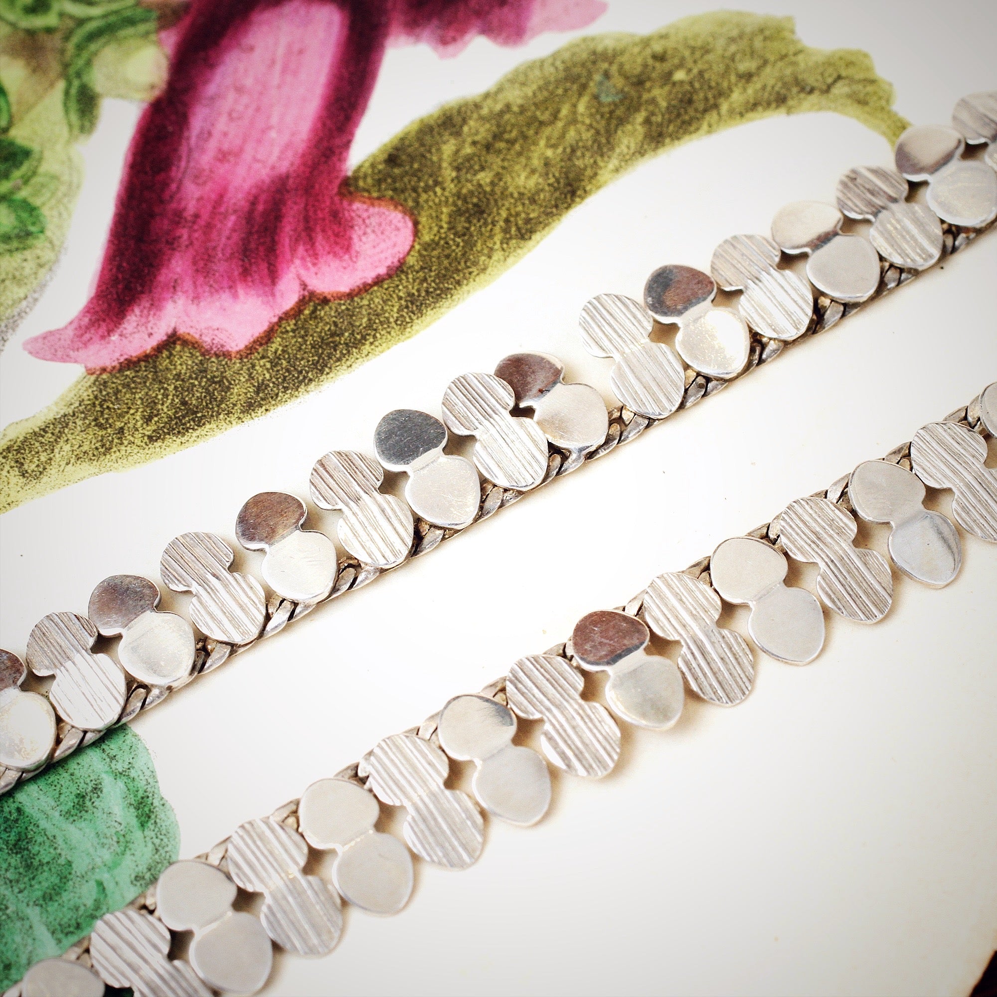 Vintage Modernist Sterling Silver Collarette – Fetheray