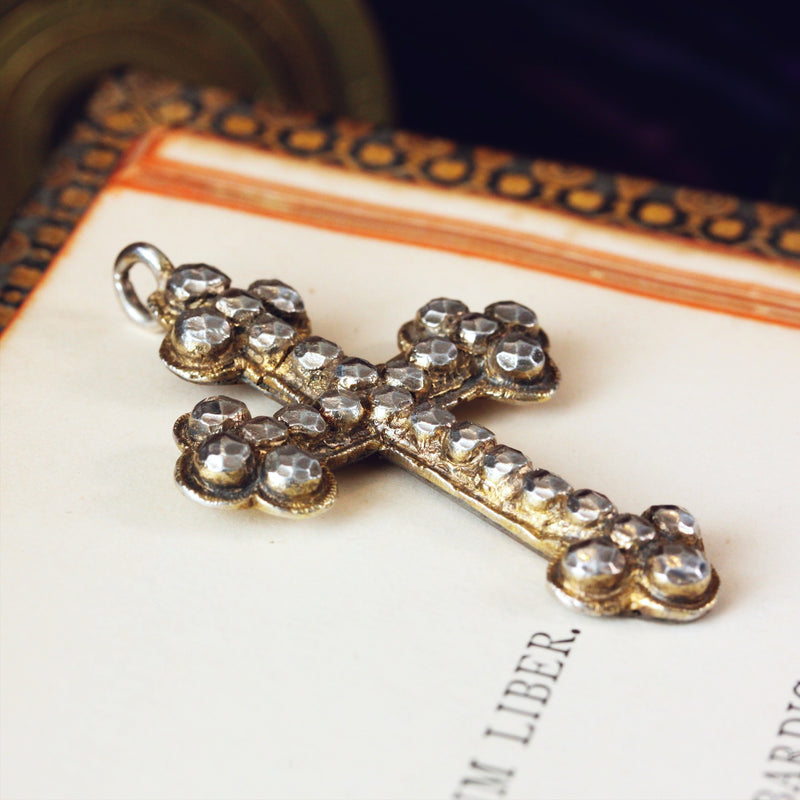 Antique Victorian Era Silver 'Nailed' Cross – Fetheray
