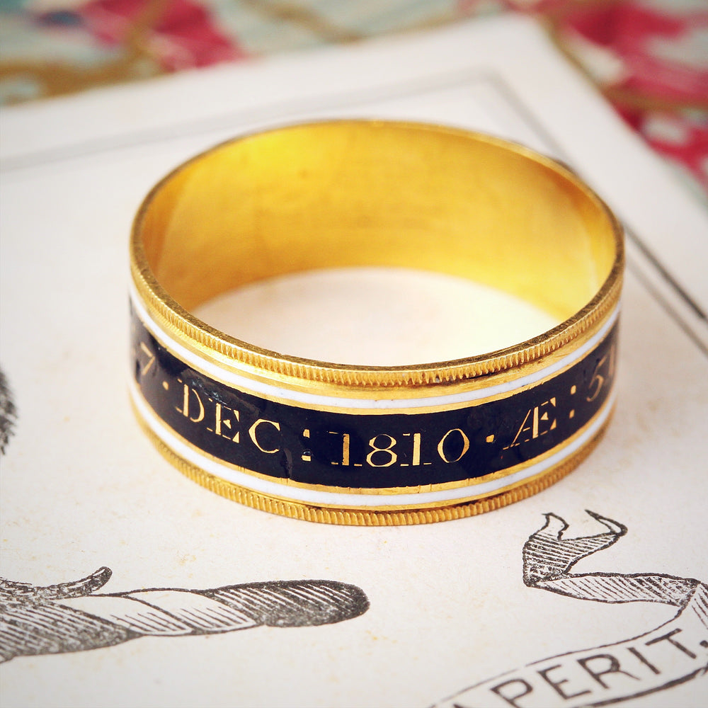 Antique Georgian & Victorian Mourning Rings – Fetheray