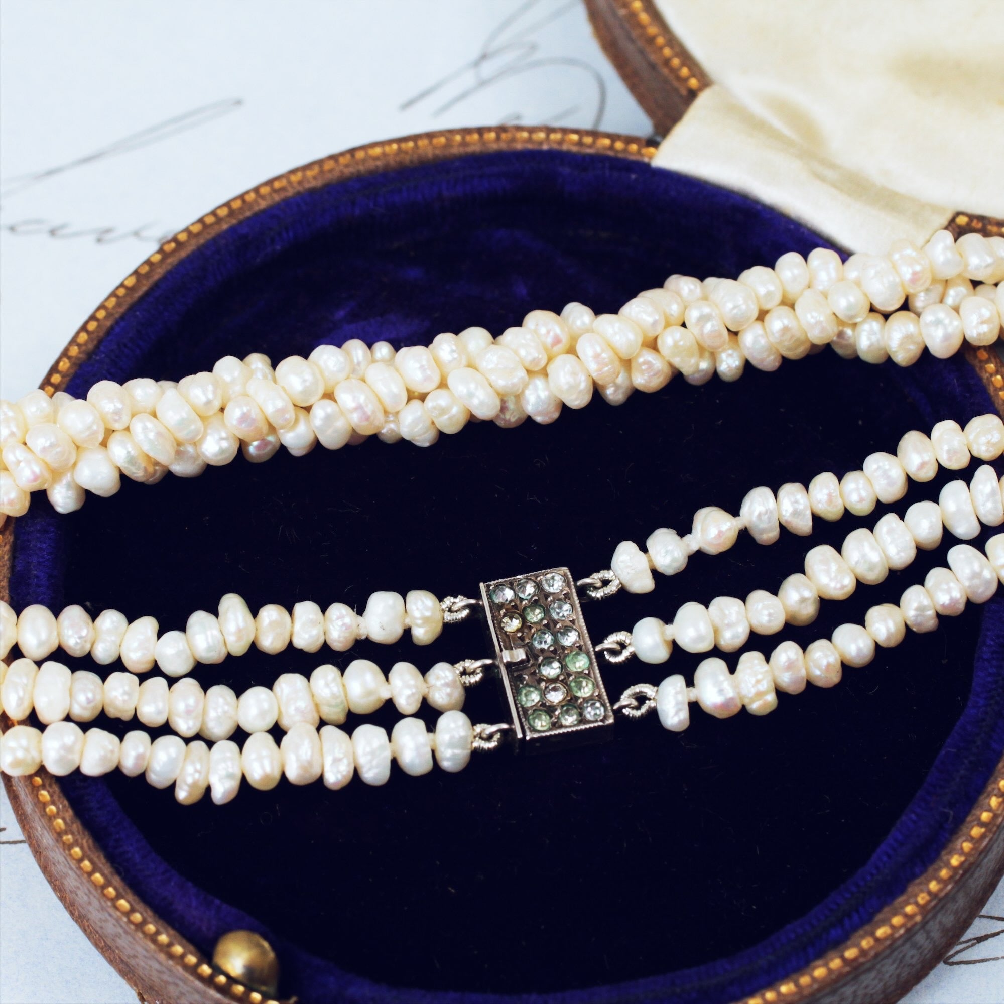 Vintage Triple Twisted Strand of Freshwater Pearls – Fetheray