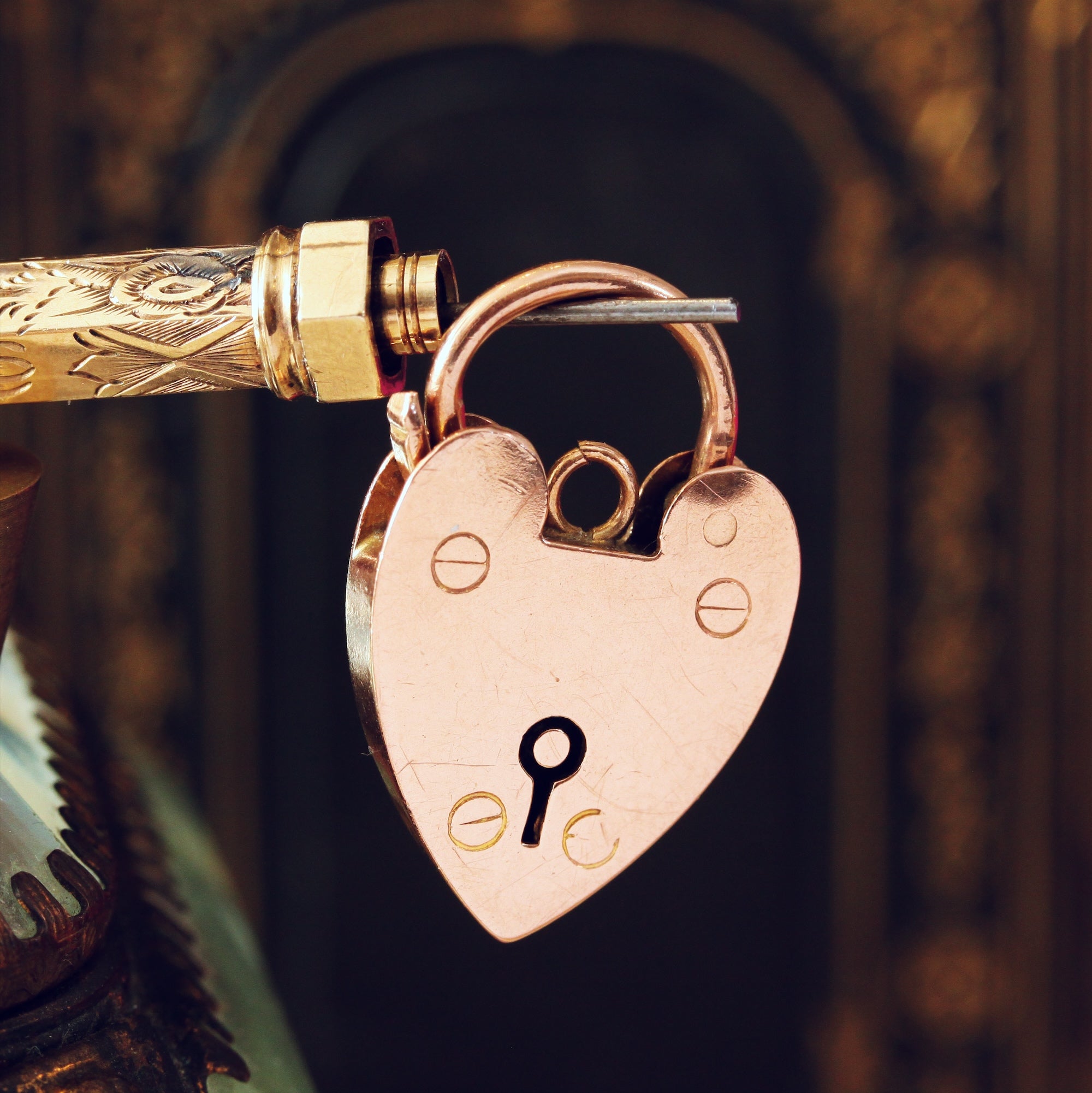 Vintage 9CT Gold Padlock – Fetheray